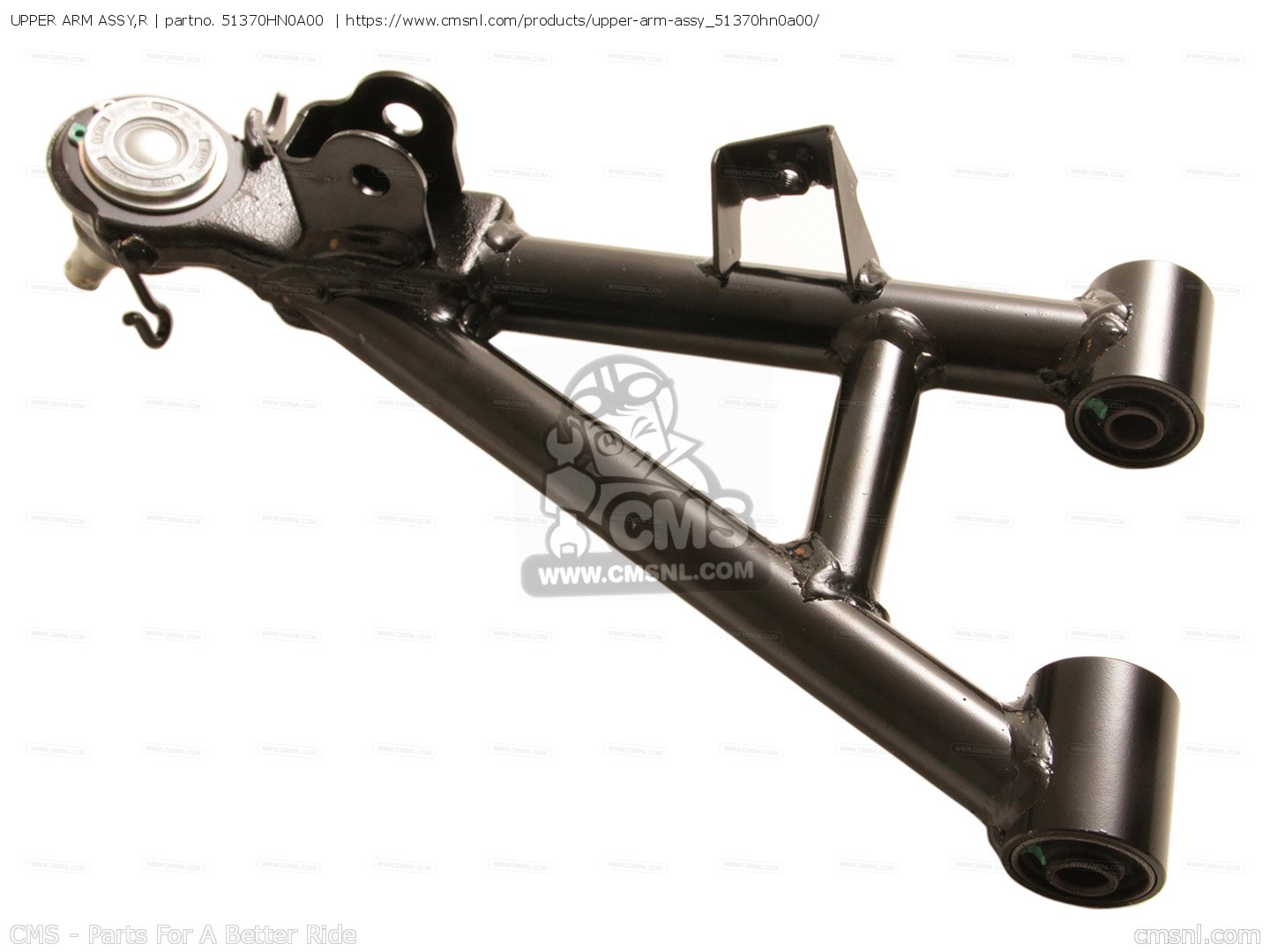 51370HN0A00: UPPER ARM ASSY,R Honda - buy the 51370-HN0-A00 at CMSNL