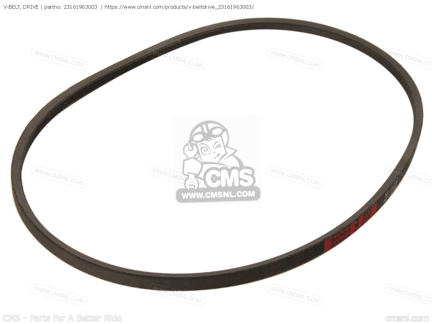 23161963003: V-belt, Drive Honda - buy the 23161-963-003 at CMSNL