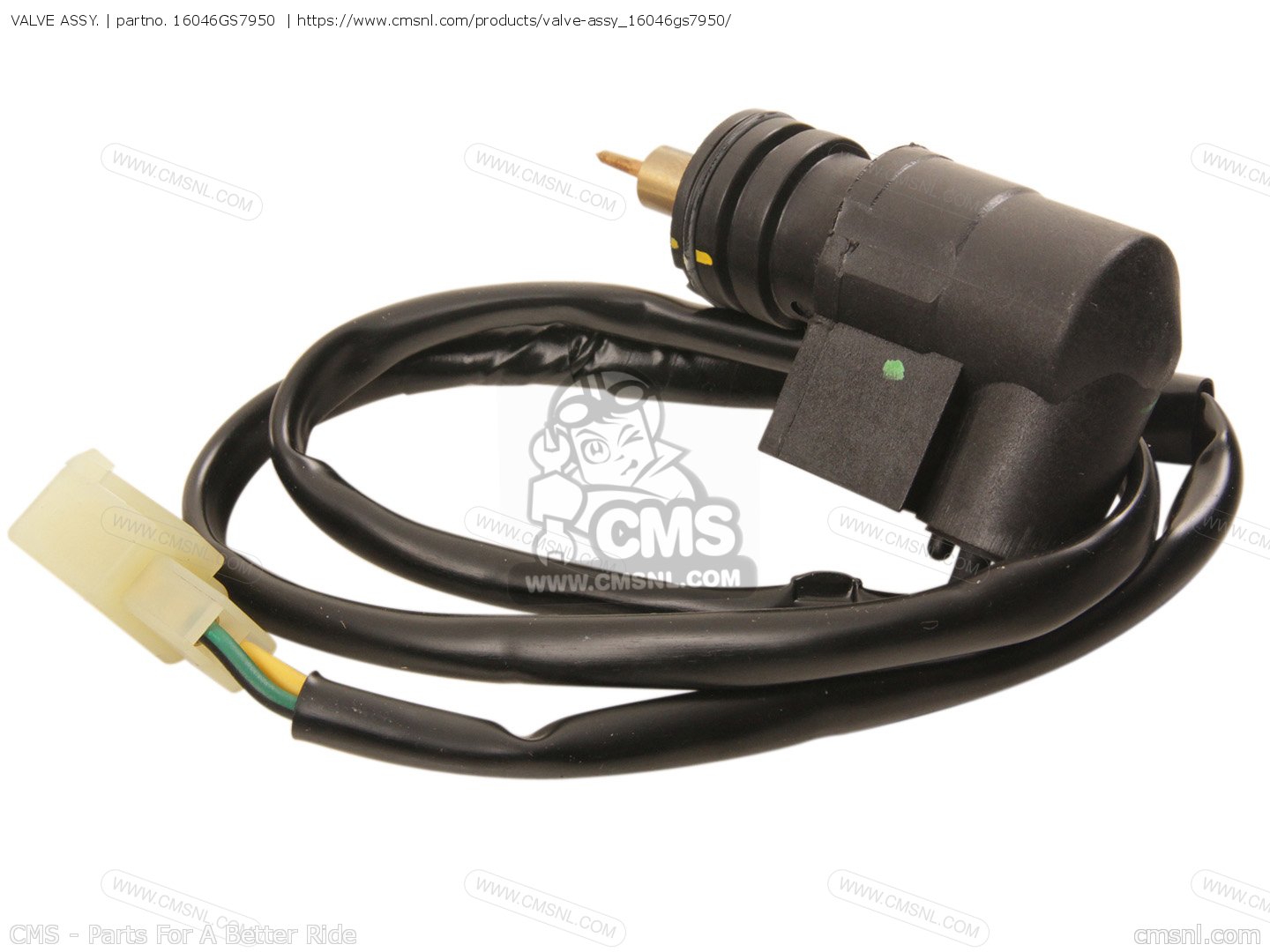 16046GS7950: VALVE ASSY. Honda - buy the 16046-GS7-950 at CMSNL