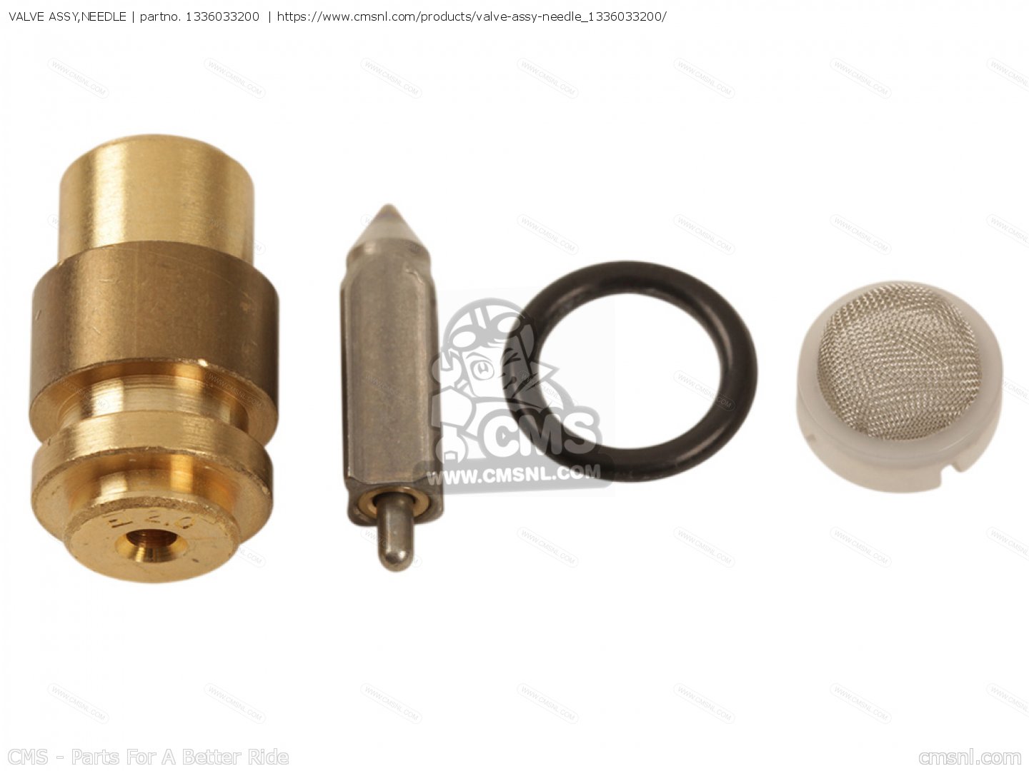 1336033200: VALVE ASSY,NEEDLE Suzuki - buy the 13360-33200 at CMSNL