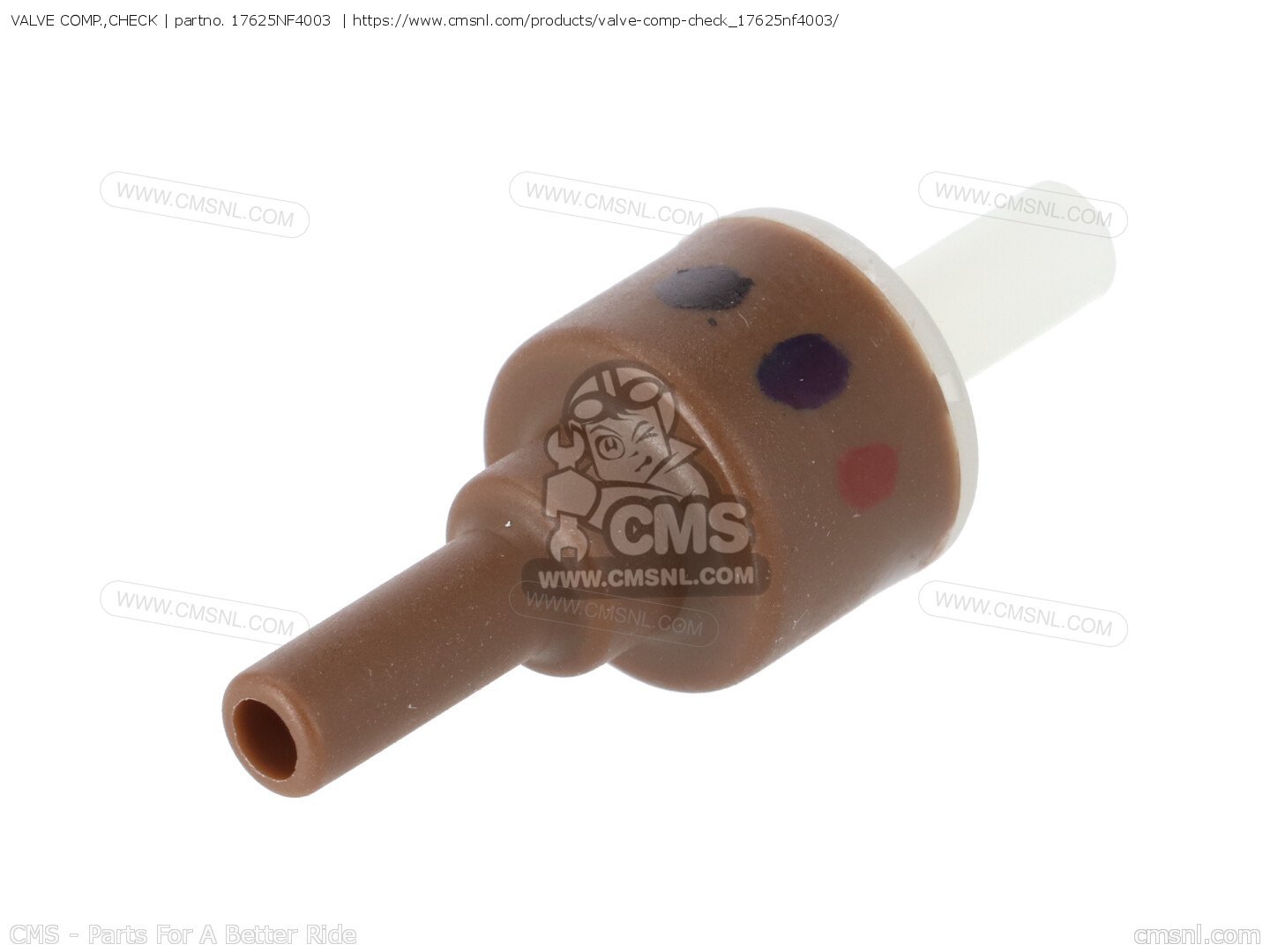 17625NF4003: Valve Comp.,check Honda - buy the 17625-NF4-003 at CMSNL