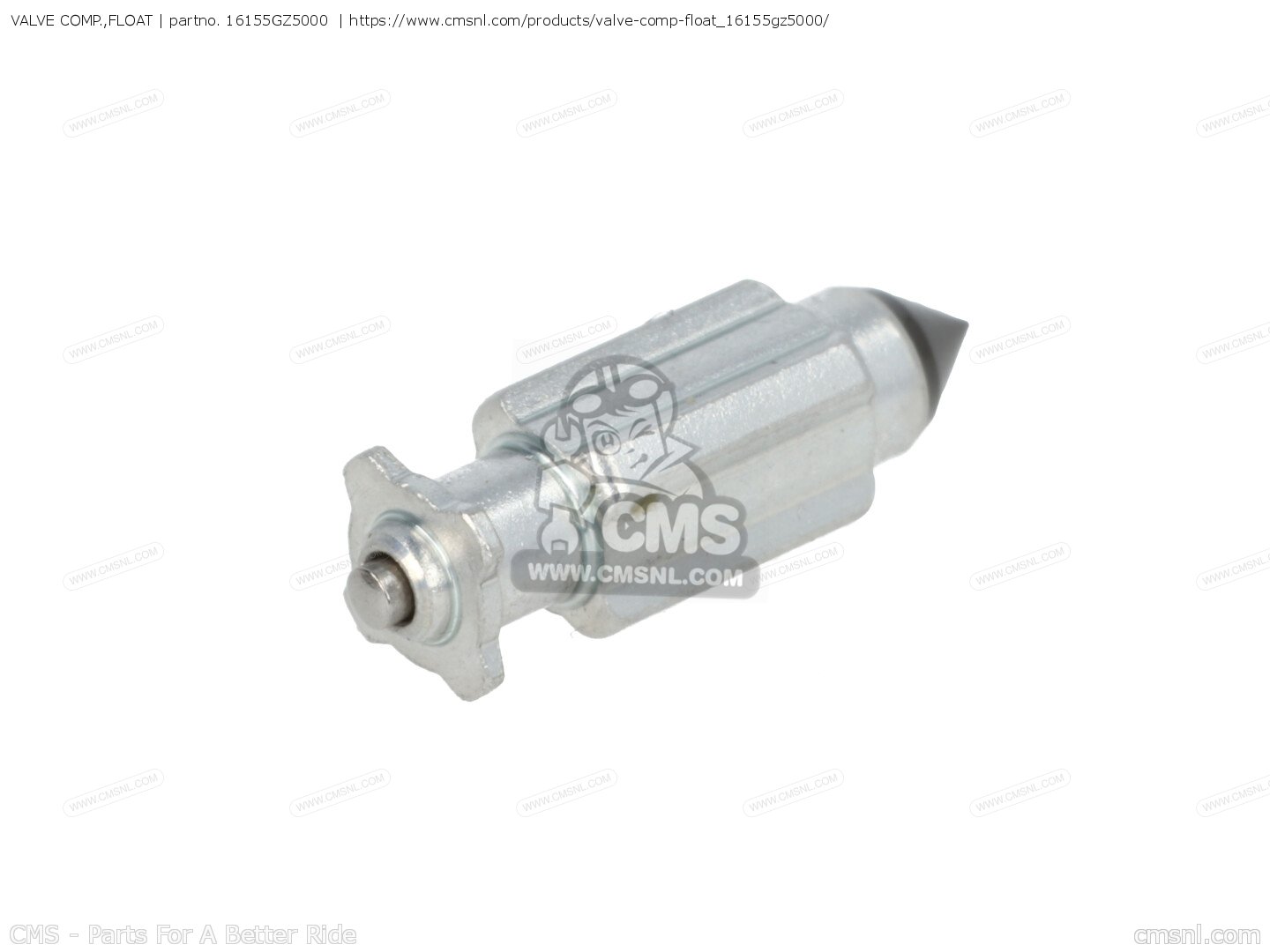 16155GZ5000: VALVE COMP.,FLOAT Honda - buy the 16155-GZ5-000 at CMSNL