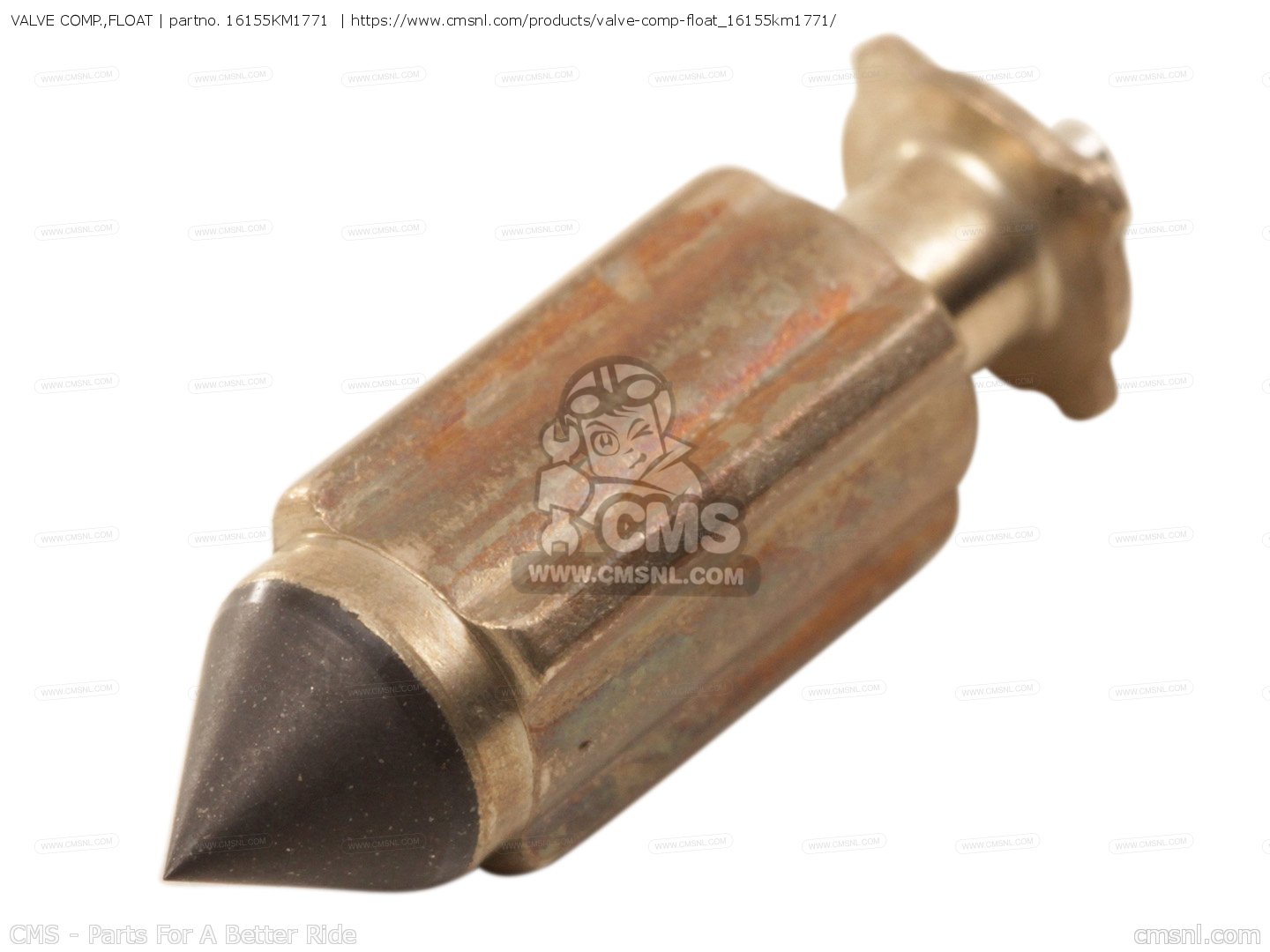 16155KM1771: VALVE COMP.,FLOAT Honda - buy the 16155-KM1-771 at CMSNL