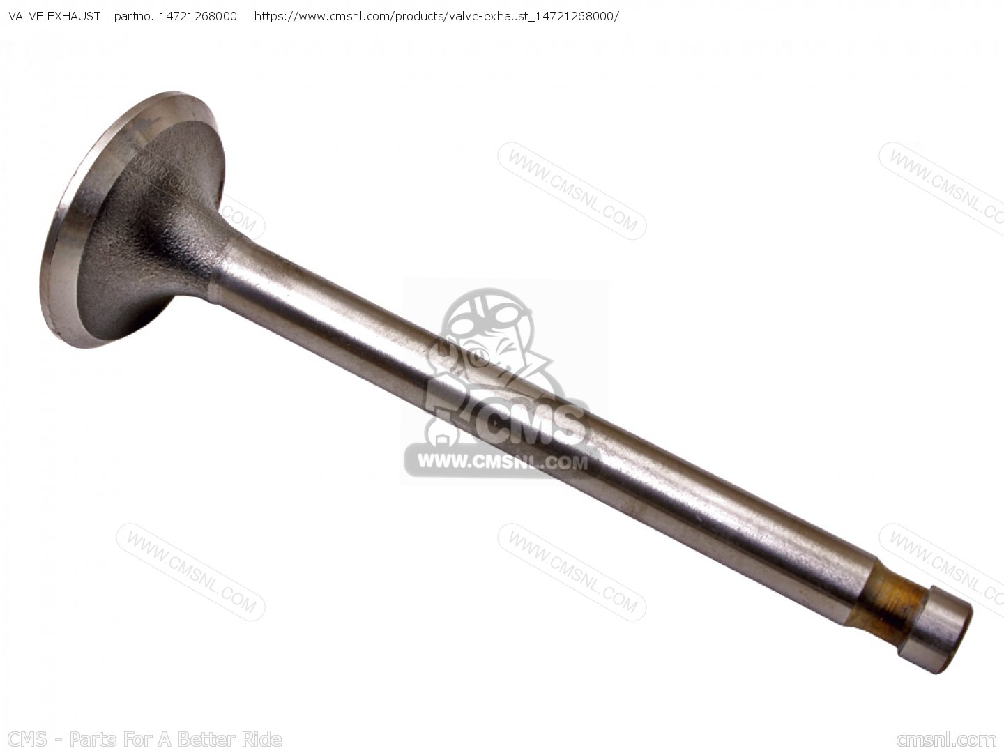 14721268000: VALVE EXHAUST Honda - buy the 14721-268-000 at CMSNL