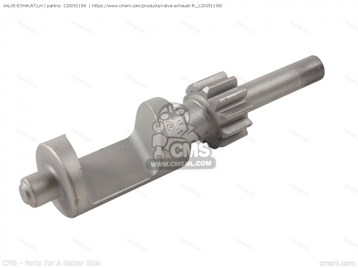 120051199: Valve-exhaust,lh Kawasaki - buy the 12005-1199 at CMSNL
