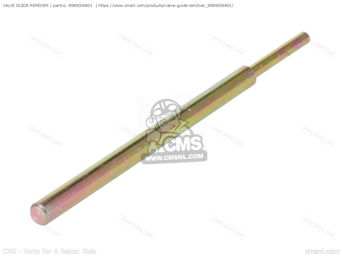 9089006801: VALVE GUIDE REM0VER Yamaha - buy the 90890-06801-00 at CMSNL