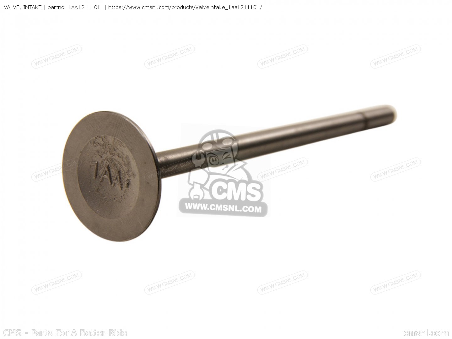 1AA1211101: VALVE, INTAKE Yamaha - buy the 1AA-12111-01-00 at CMSNL