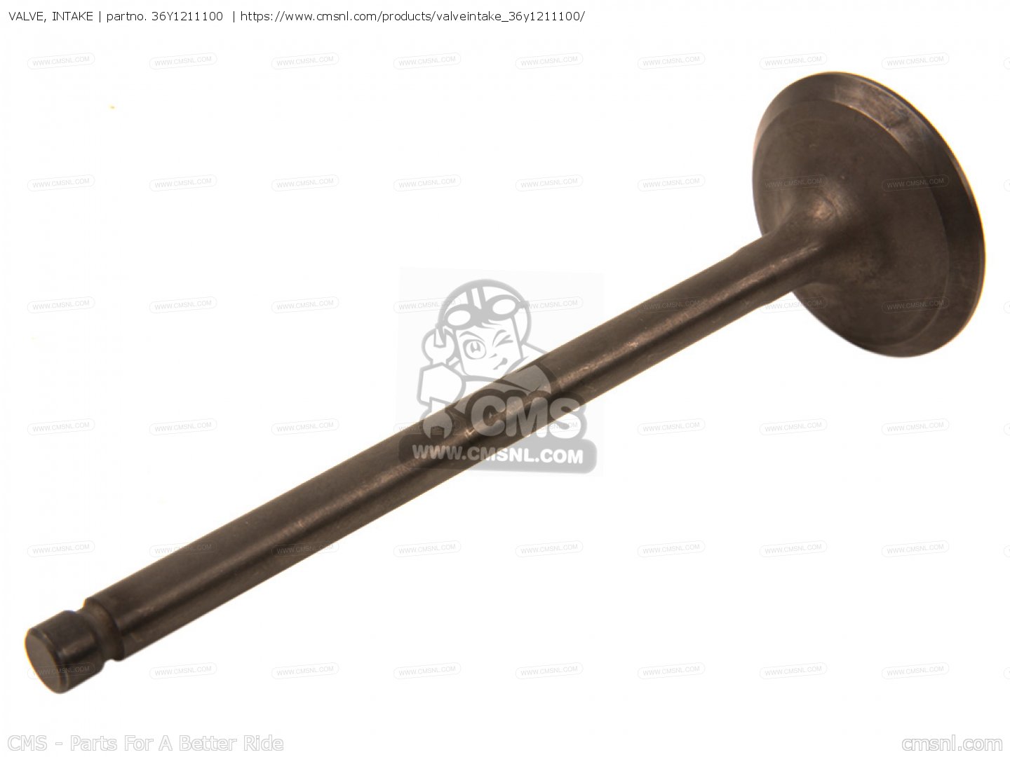 36Y1211100: VALVE, INTAKE Yamaha - buy the 36Y-12111-00-00 at CMSNL