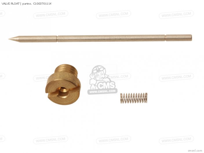 C100370111K: Valve Ploat Honda - buy the C1003-701-11K at CMSNL