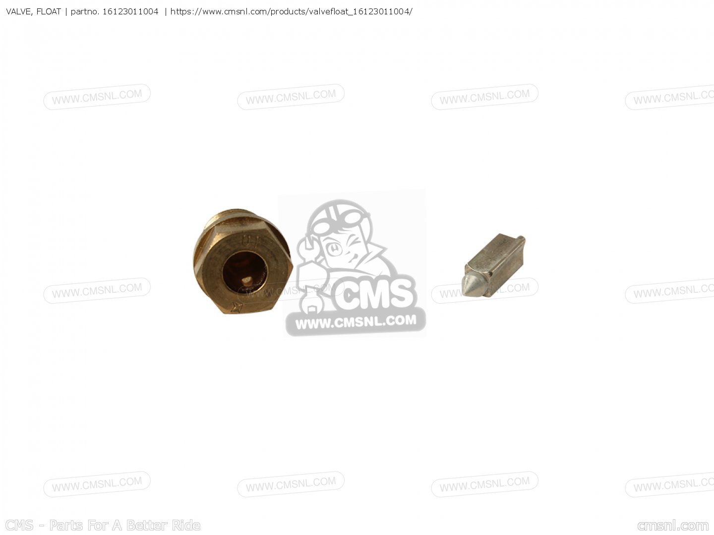 16123011004: VALVE SET, FLOAT Honda - buy the 16123-011-004 at CMSNL