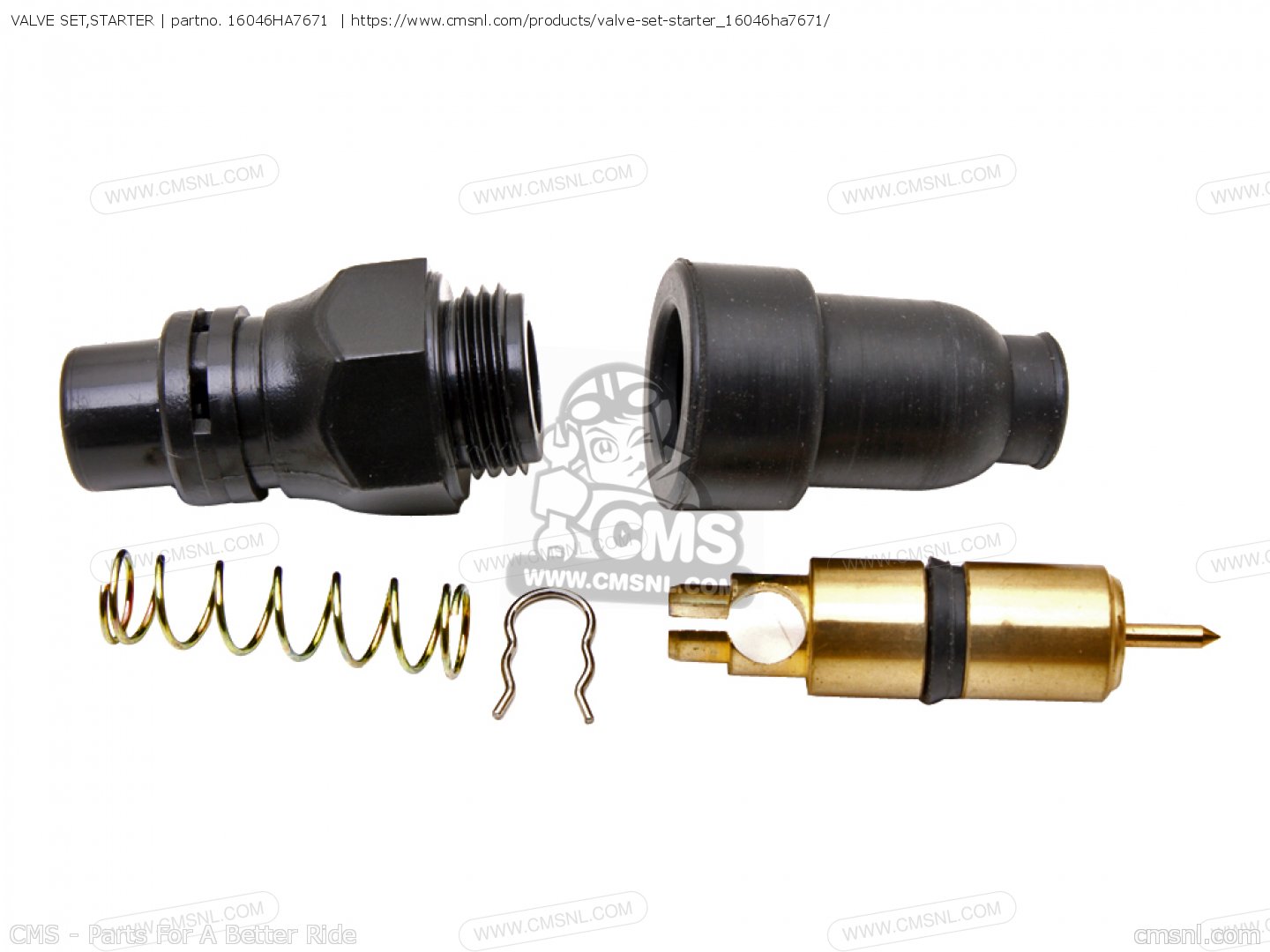 16046HA7671: VALVE SET,STARTER Honda - buy the 16046-HA7-671 at CMSNL