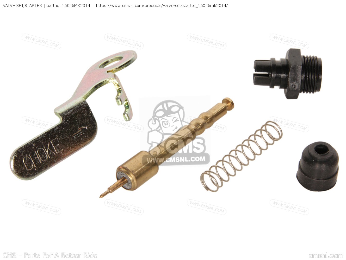 16046MK2014: VALVE SET,STARTER Honda - buy the 16046-MK2-014 at CMSNL