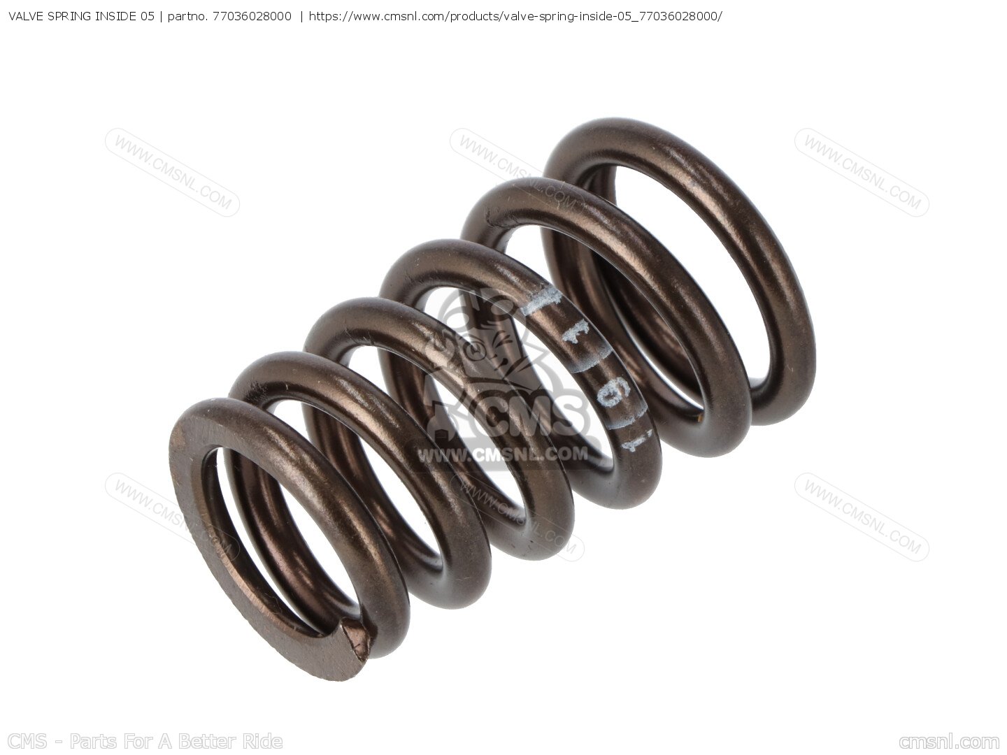 77036028000: VALVE SPRING INSIDE 05 KTM - buy the 77036028000 at CMSNL