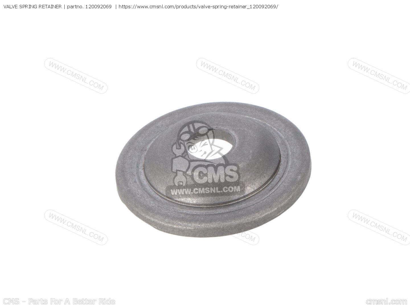 120092069: Valve Spring Retainer Kawasaki - buy the 12009-2069 at CMSNL