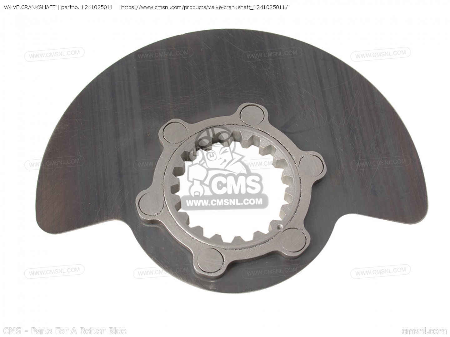 1241025011: VALVE,CRANKSHAFT Suzuki - buy the 12410-25011 at CMSNL