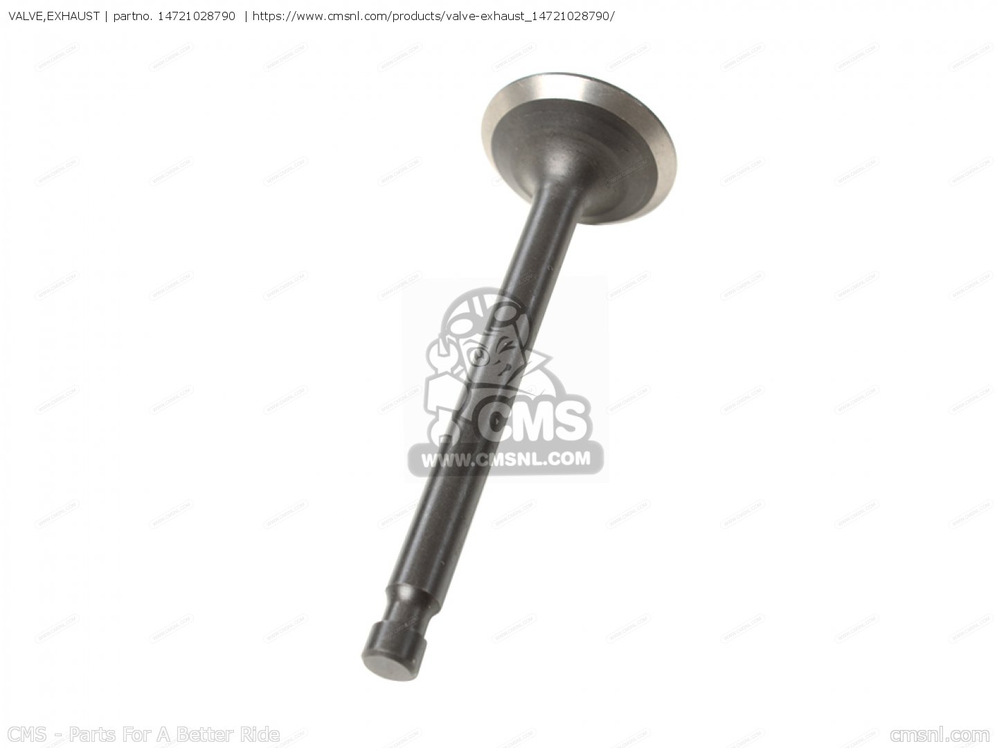 14721028790: VALVE,EXHAUST Honda - buy the 14721-028-790 at CMSNL