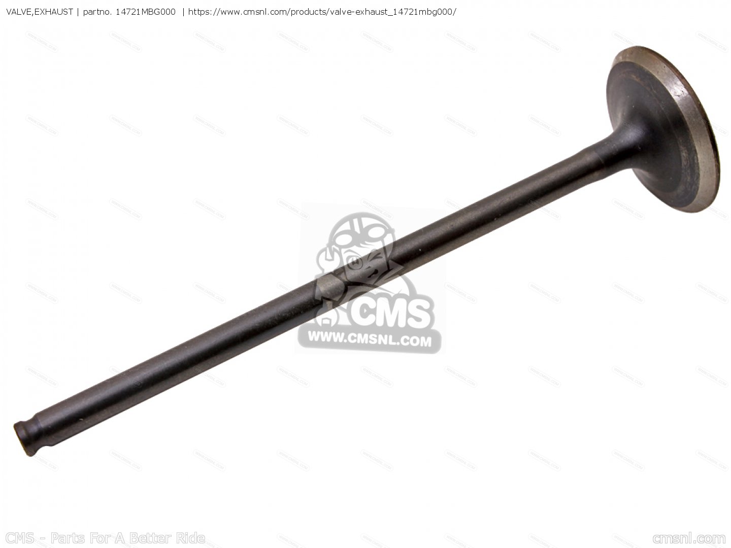 14721MBG000: Valve,exhaust Honda - buy the 14721-MBG-000 at CMSNL