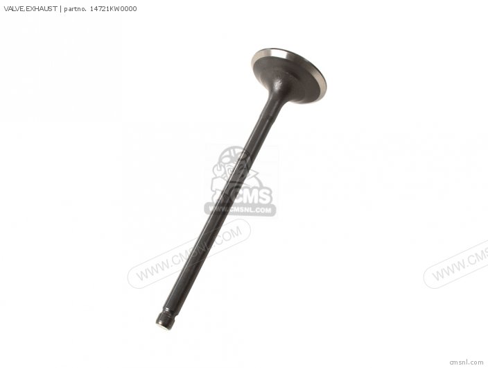 14721KW0000: VALVE,EXHAUST Honda - buy the 14721-KW0-000 at CMSNL