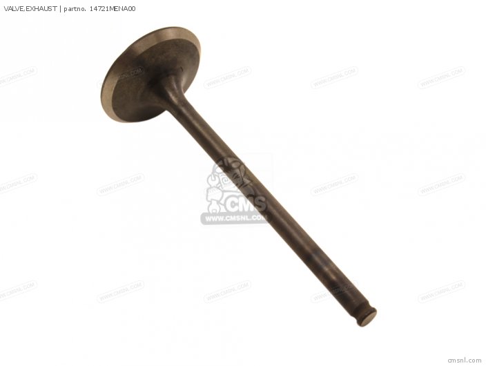 14721MENA00: VALVE,EXHAUST Honda - buy the 14721-MEN-A00 at CMSNL
