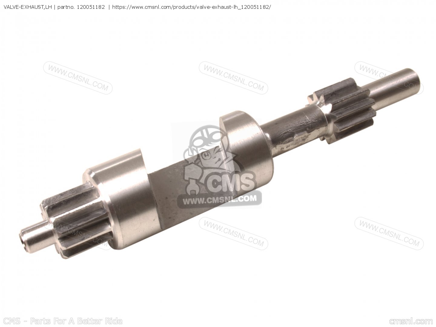 120051182: VALVE-EXHAUST,LH Kawasaki - buy the 12005-1182 at CMSNL