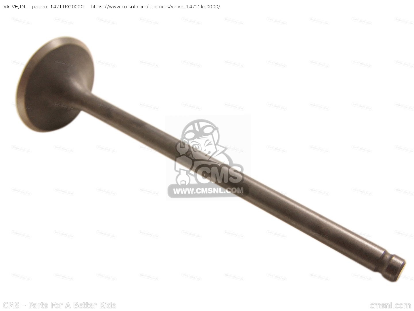 14711KG0000: VALVE,IN. Honda - buy the 14711-KG0-000 at CMSNL