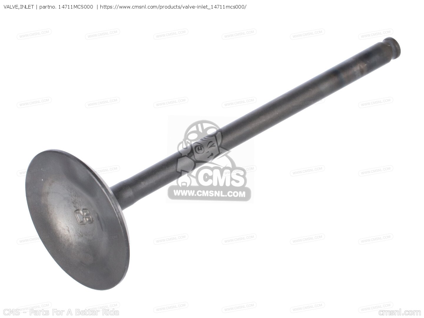 14711MCS000: VALVE,INLET Honda - buy the 14711-MCS-000 at CMSNL