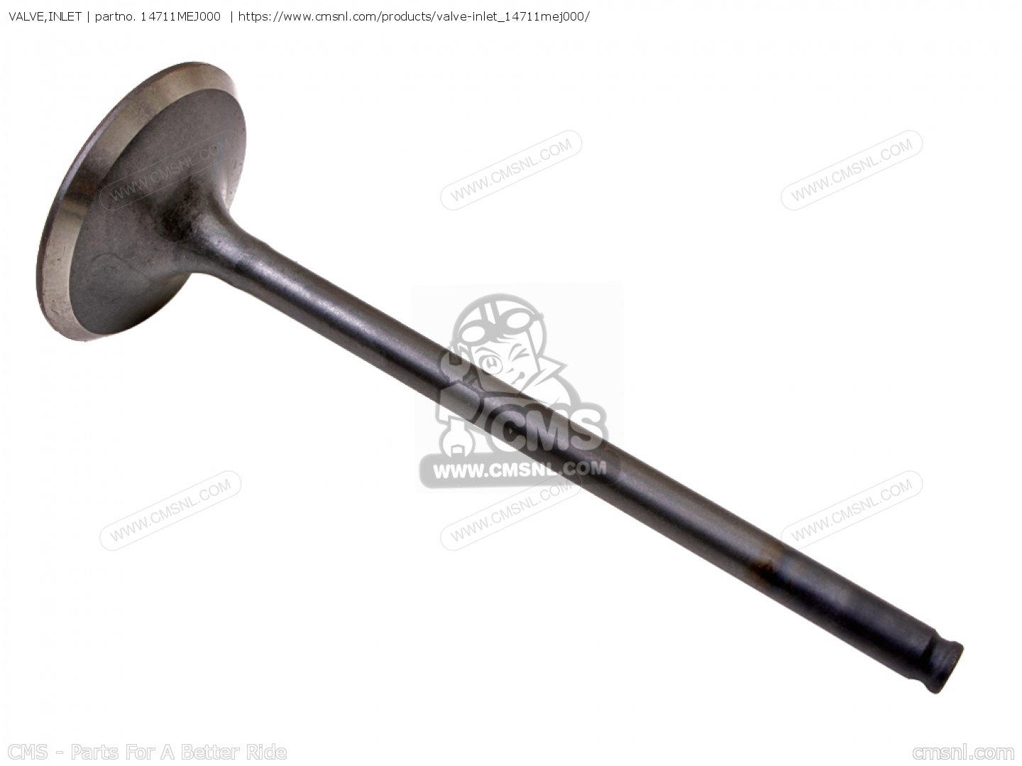 14711MEJ000: VALVE,INLET Honda - buy the 14711-MEJ-000 at CMSNL