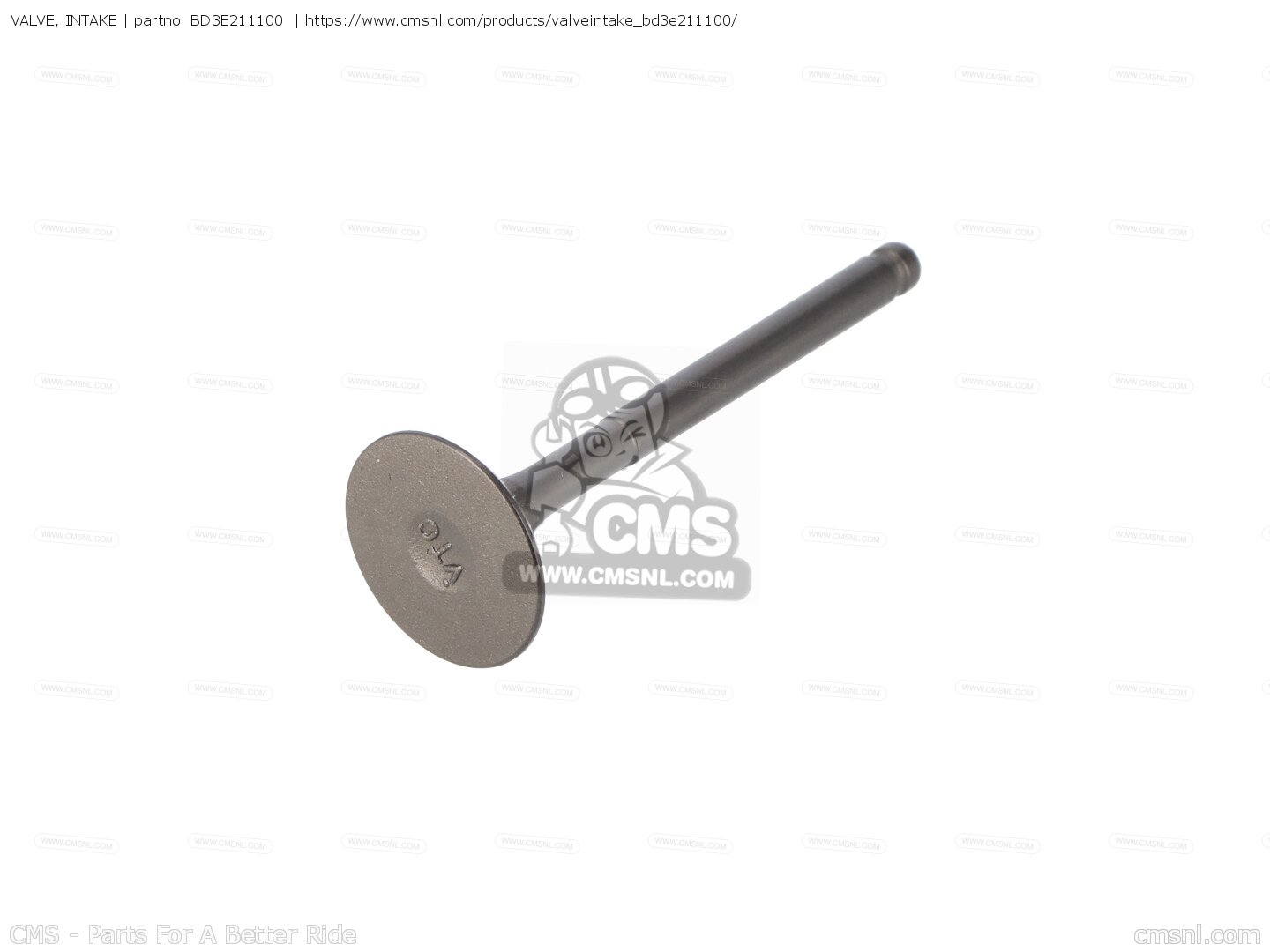 BD3E211100: Valve, Intake Yamaha - buy the BD3-E2111-00-00 at CMSNL