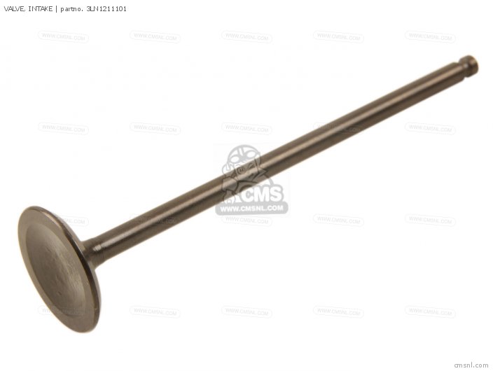 3LN1211101: Valve, Intake Yamaha - buy the 3LN-12111-01 at CMSNL