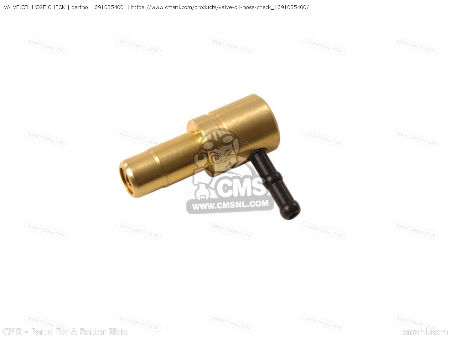 VALVE,OIL HOSE CHECK for Suzuki - order at CMSNL