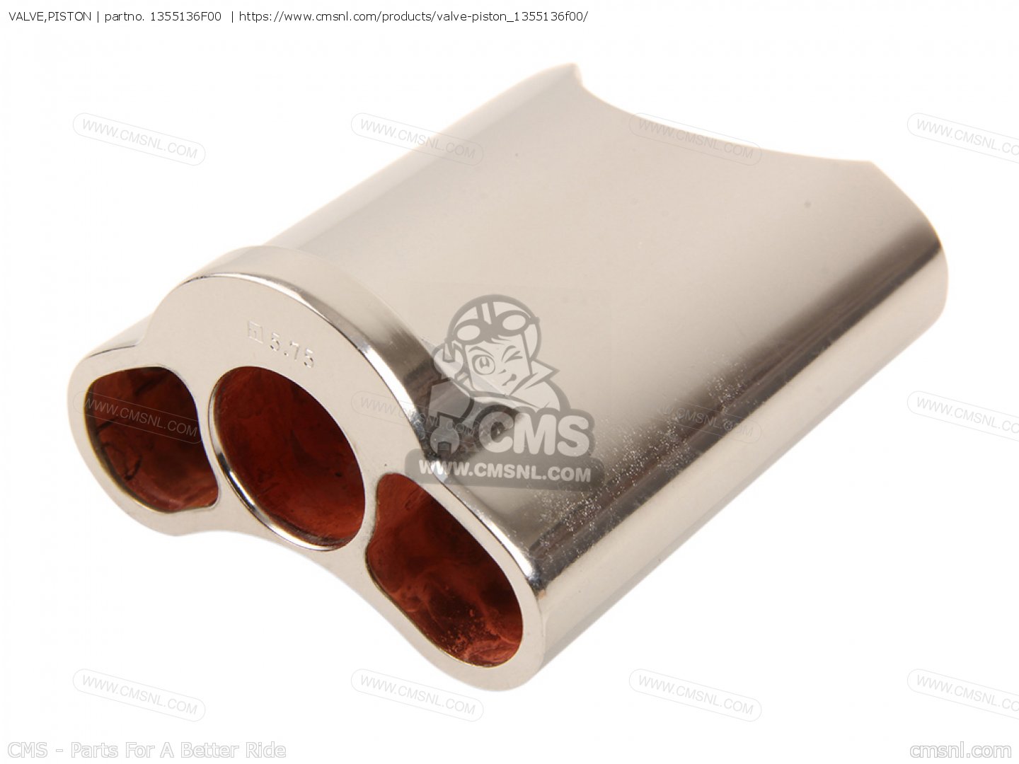 1355136F00: VALVE,PISTON Suzuki - buy the 13551-36F00 at CMSNL