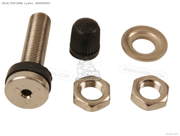 9390000003: Valve, Rim (4m4) Yamaha - buy the 93900-00003 at CMSNL