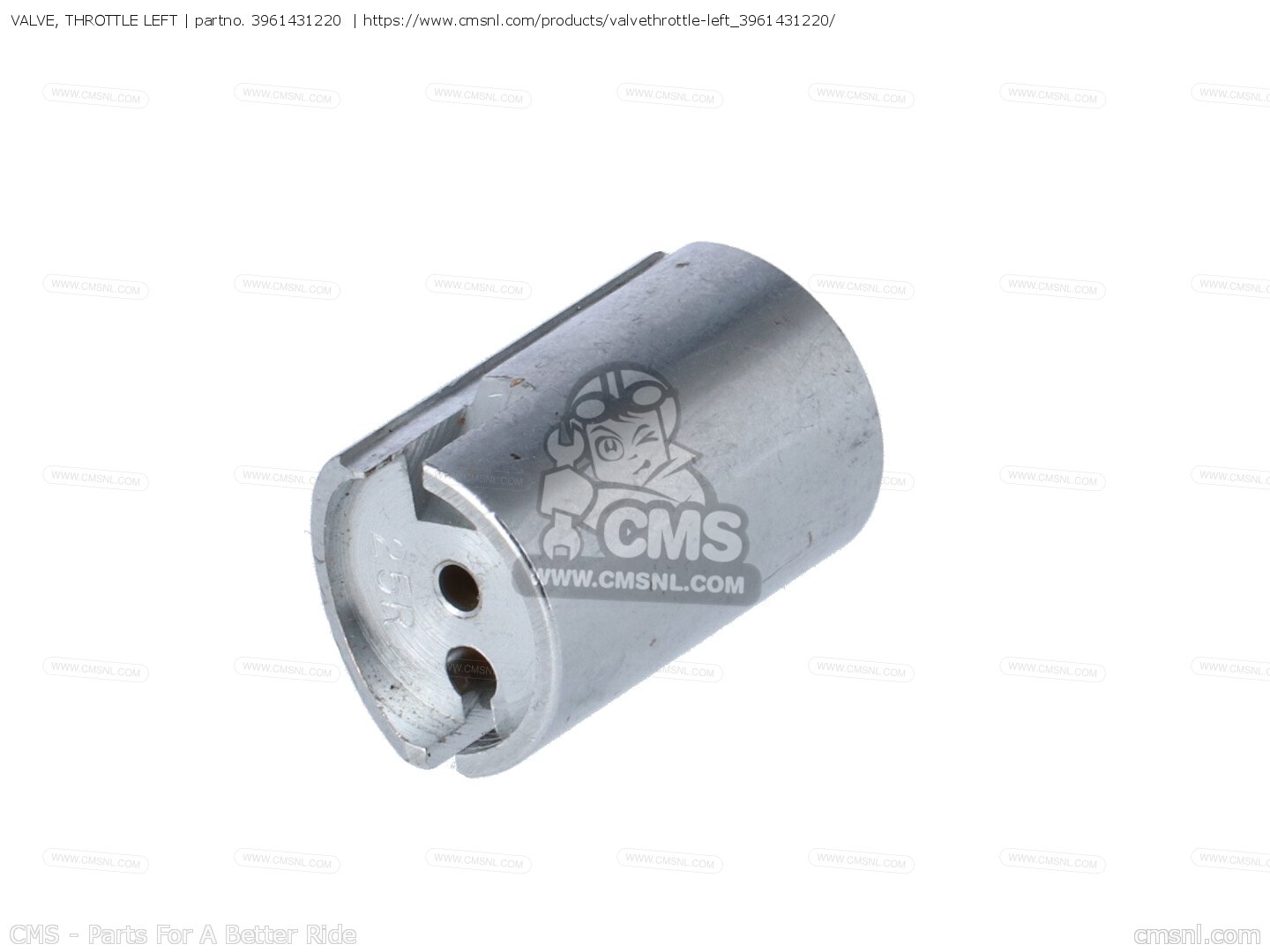 3961431220: Valve, Throttle Left Yamaha - buy the 396-14312-20-00 at CMSNL