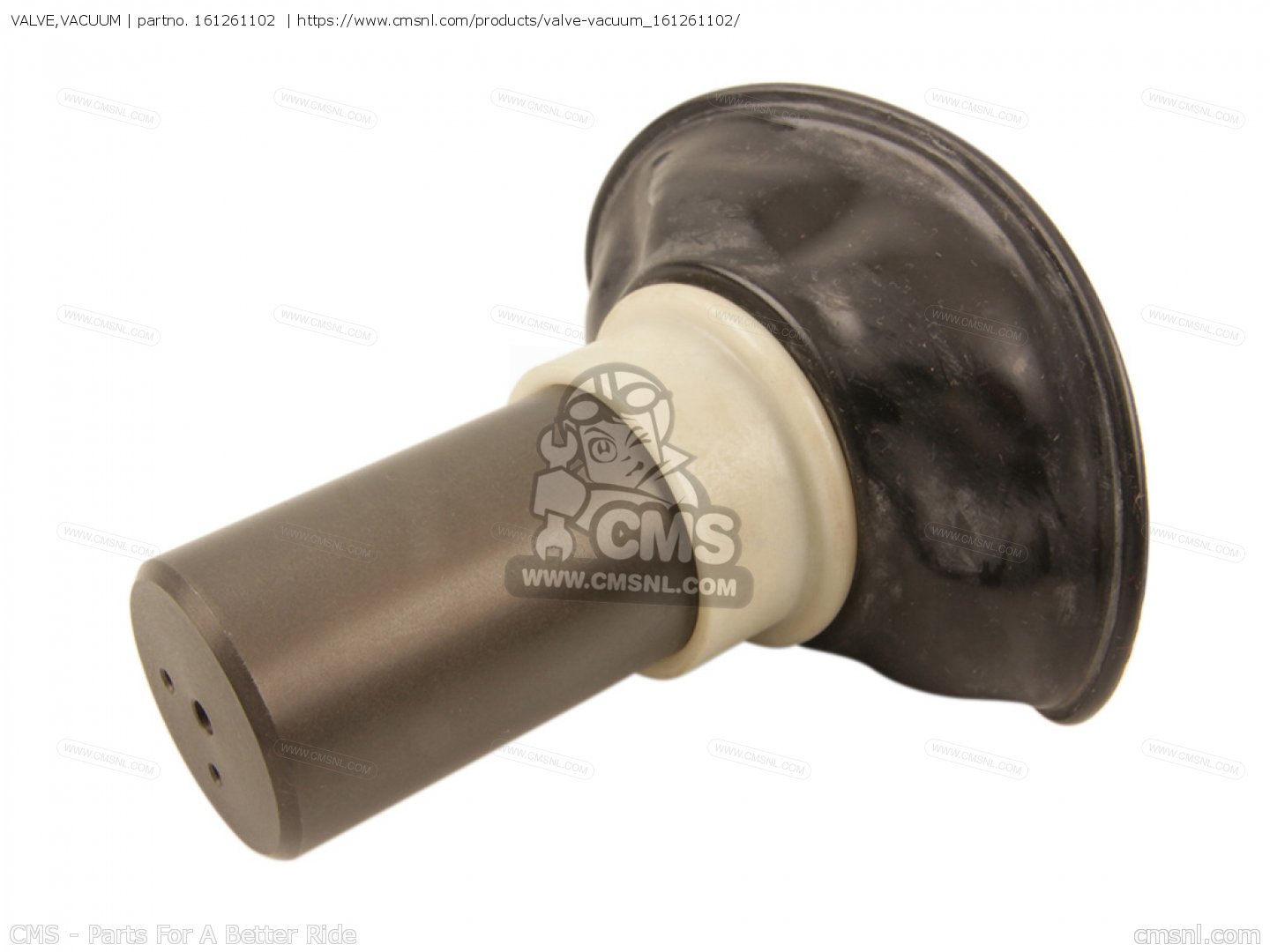 161261102: VALVE,VACUUM Kawasaki - buy the 16126-1102 at CMSNL