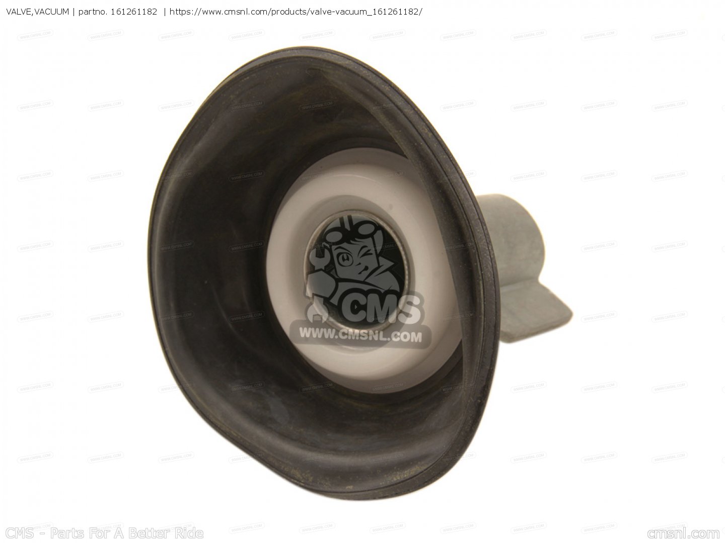 161261182: VALVE,VACUUM Kawasaki - buy the 16126-1182 at CMSNL