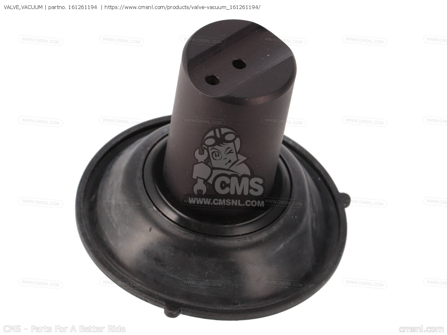161261194: VALVE,VACUUM Kawasaki - buy the 16126-1194 at CMSNL