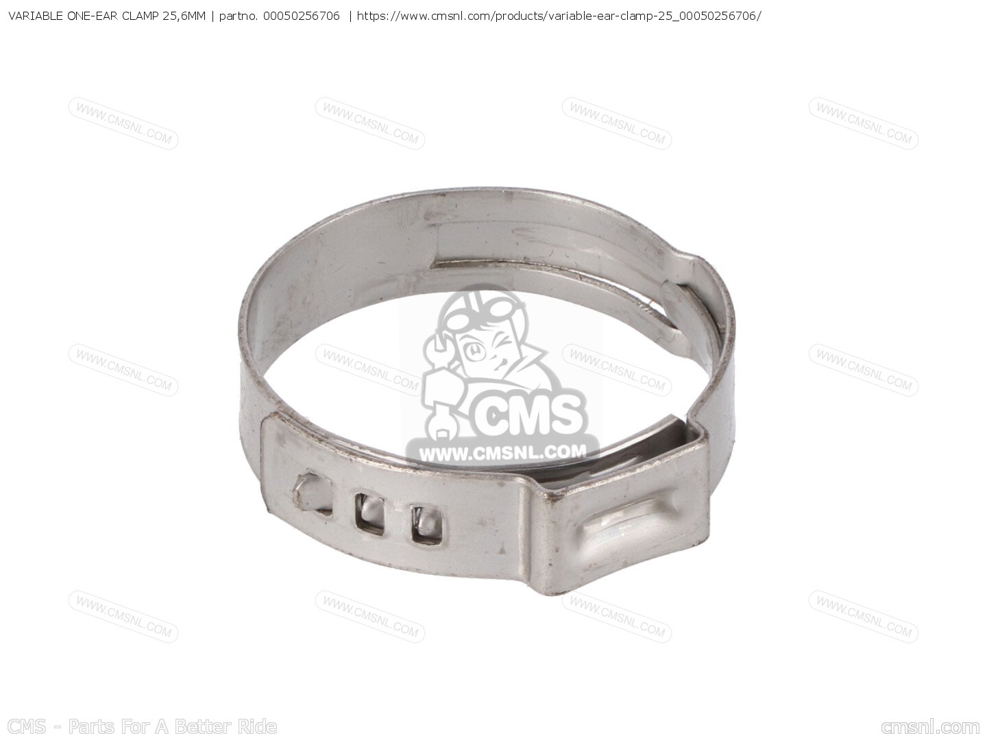 00050256706: VARIABLE ONE-EAR CLAMP 25,6MM KTM - buy the 00050256706 at ...