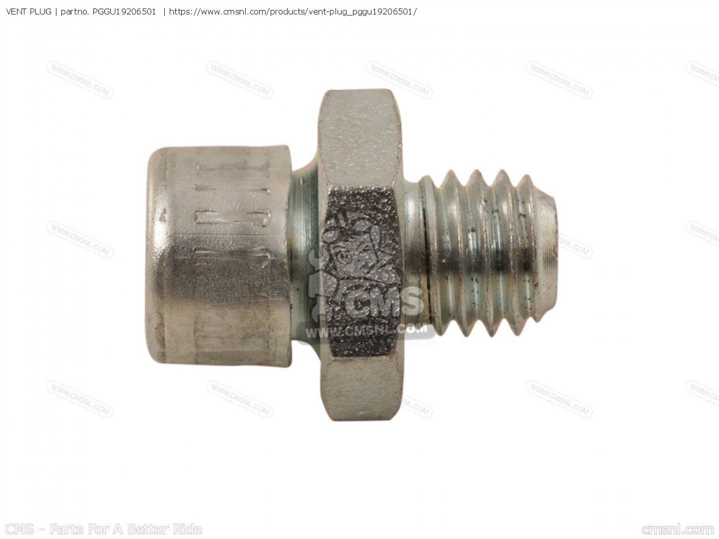 PGGU19206501: Vent Plug Piaggio Group - buy the GU19206501 at CMSNL