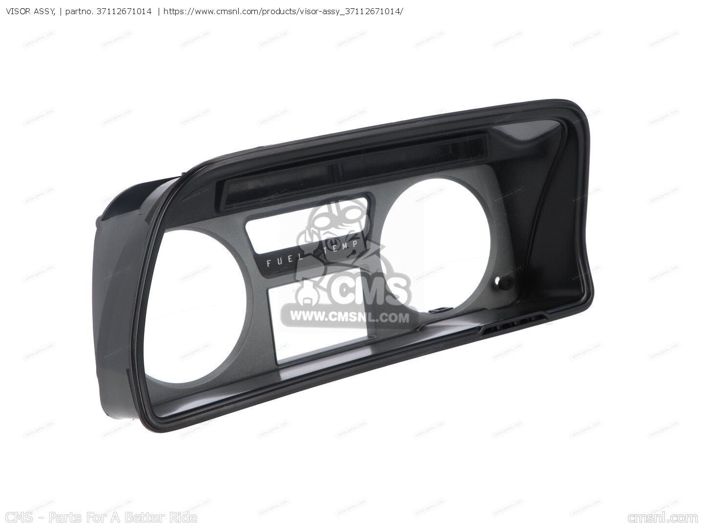 37112671014: Visor Assy, Honda - buy the 37112-671-014 at CMSNL
