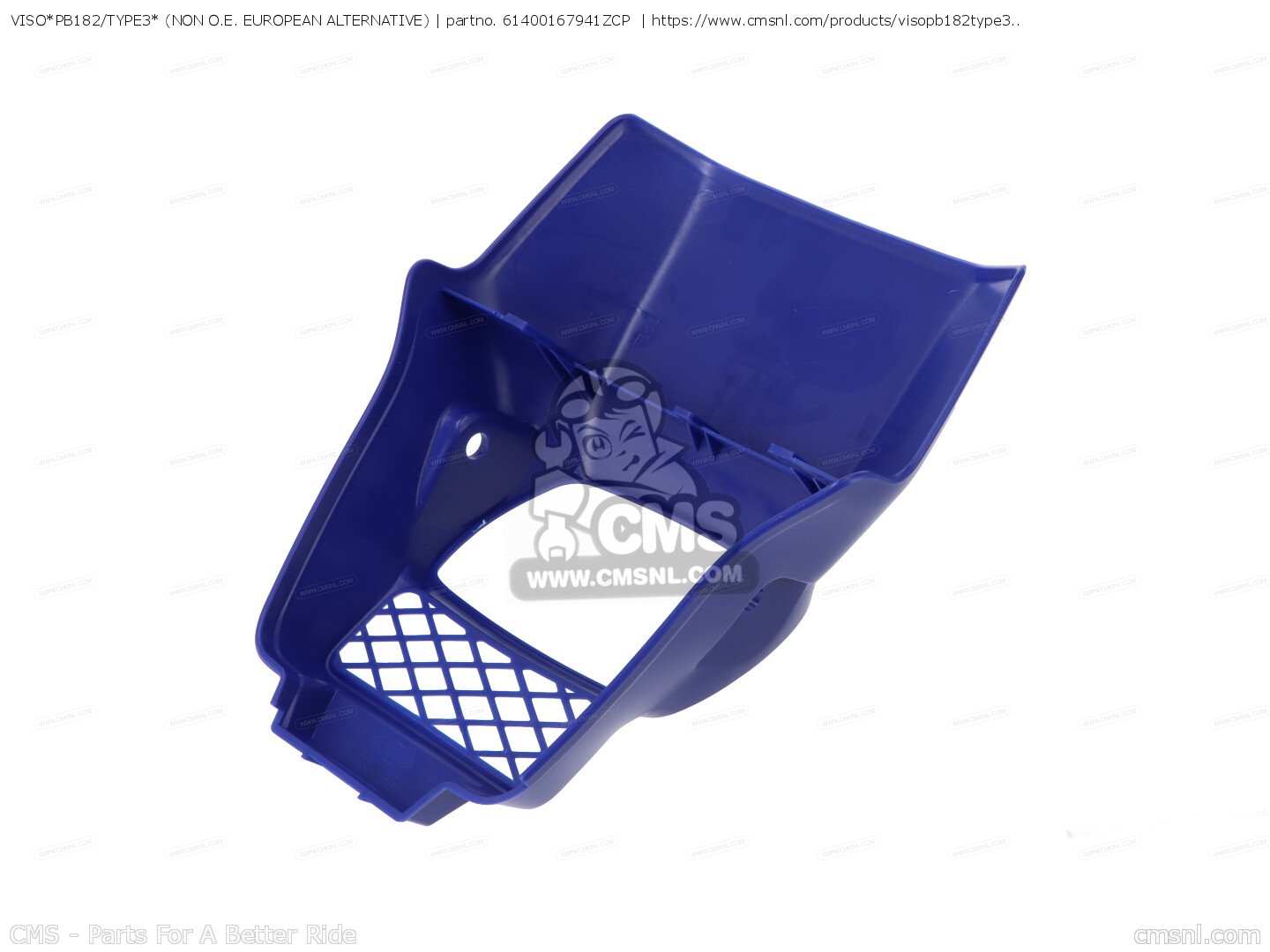 61400167941ZCP: Visor *pb182/type3* (non O.e. European Alternative ...