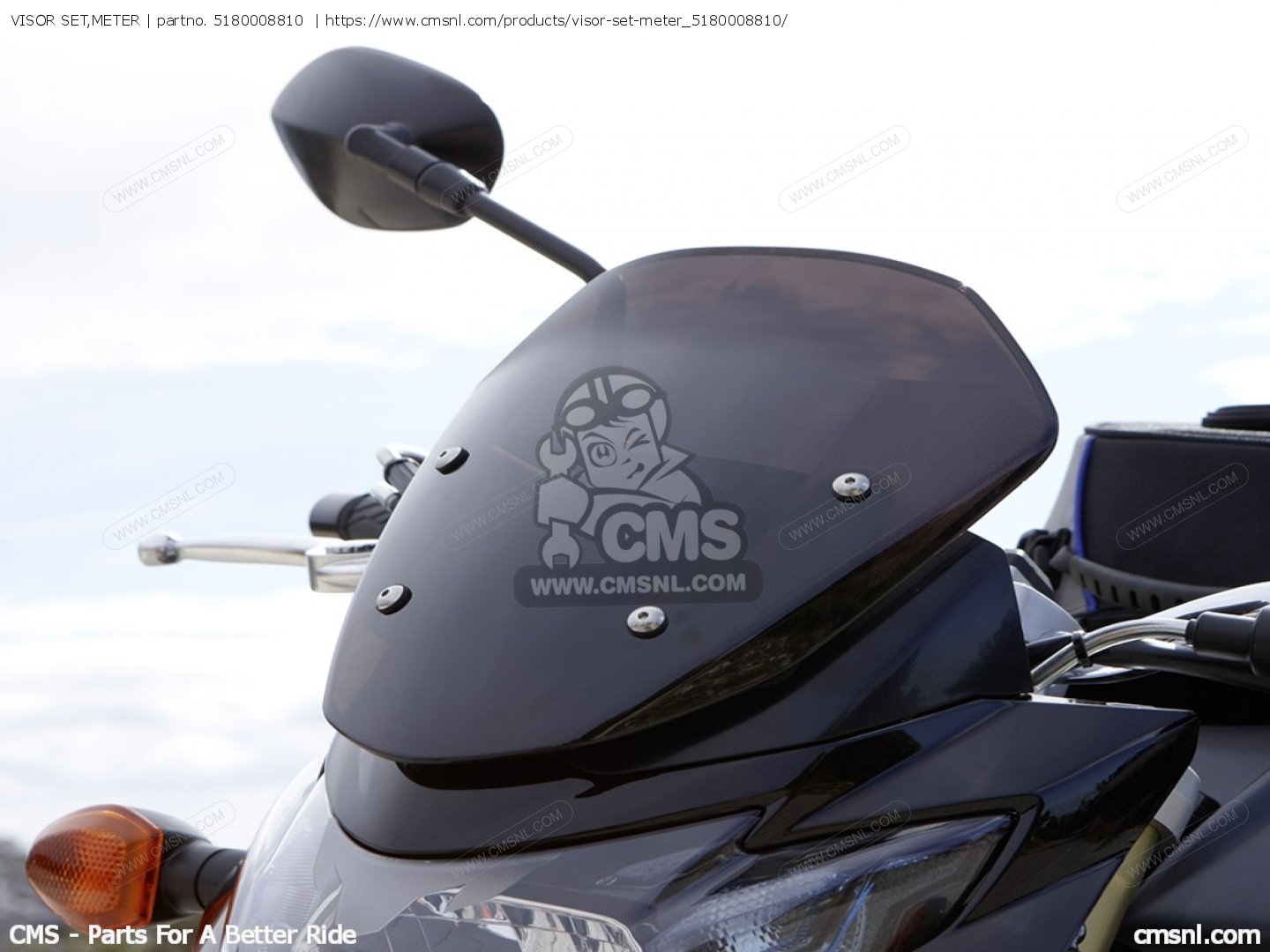5180008810: VISOR SET,METER Suzuki - buy the 51800-08810 at CMSNL
