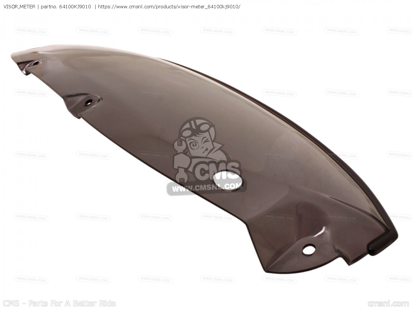 64100KJ9010: VISOR,METER Honda - buy the 64100-KJ9-010 at CMSNL