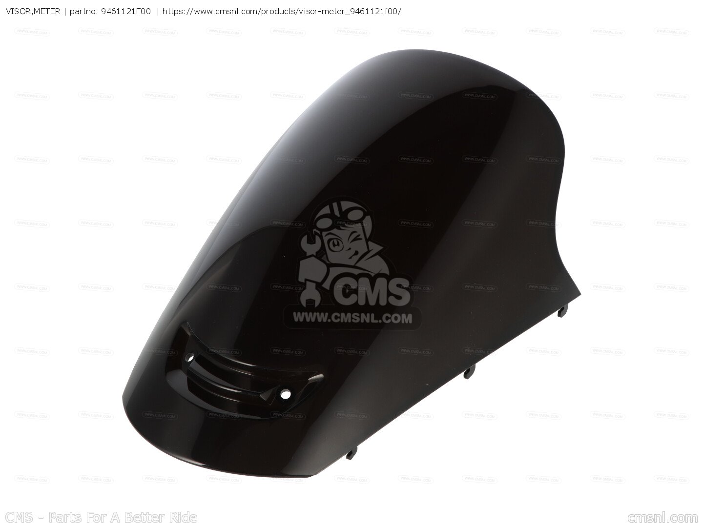 9461121F00: VISOR,METER Suzuki - buy the 94611-21F00 at CMSNL
