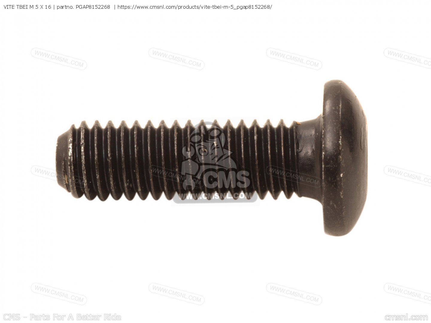 PGAP8152268: Vite Tbei M 5 X 16 Piaggio Group - buy the AP8152268 at CMSNL