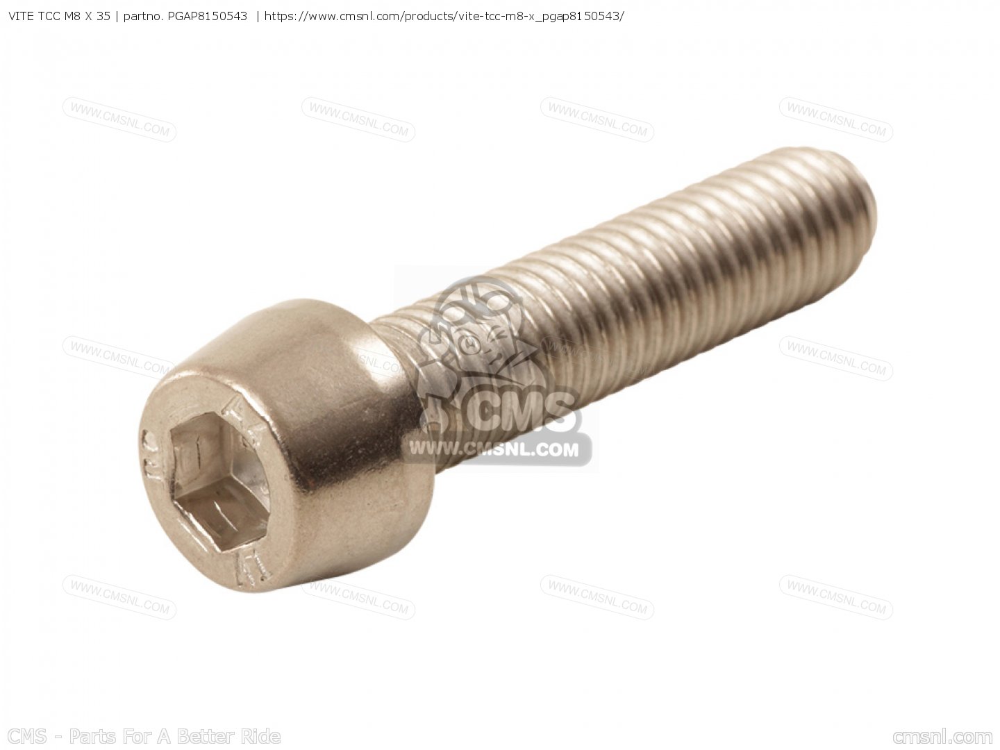 PGAP8150543: VITE TCC M8 X 35 Piaggio Group - buy the PGAP8150543 at CMSNL