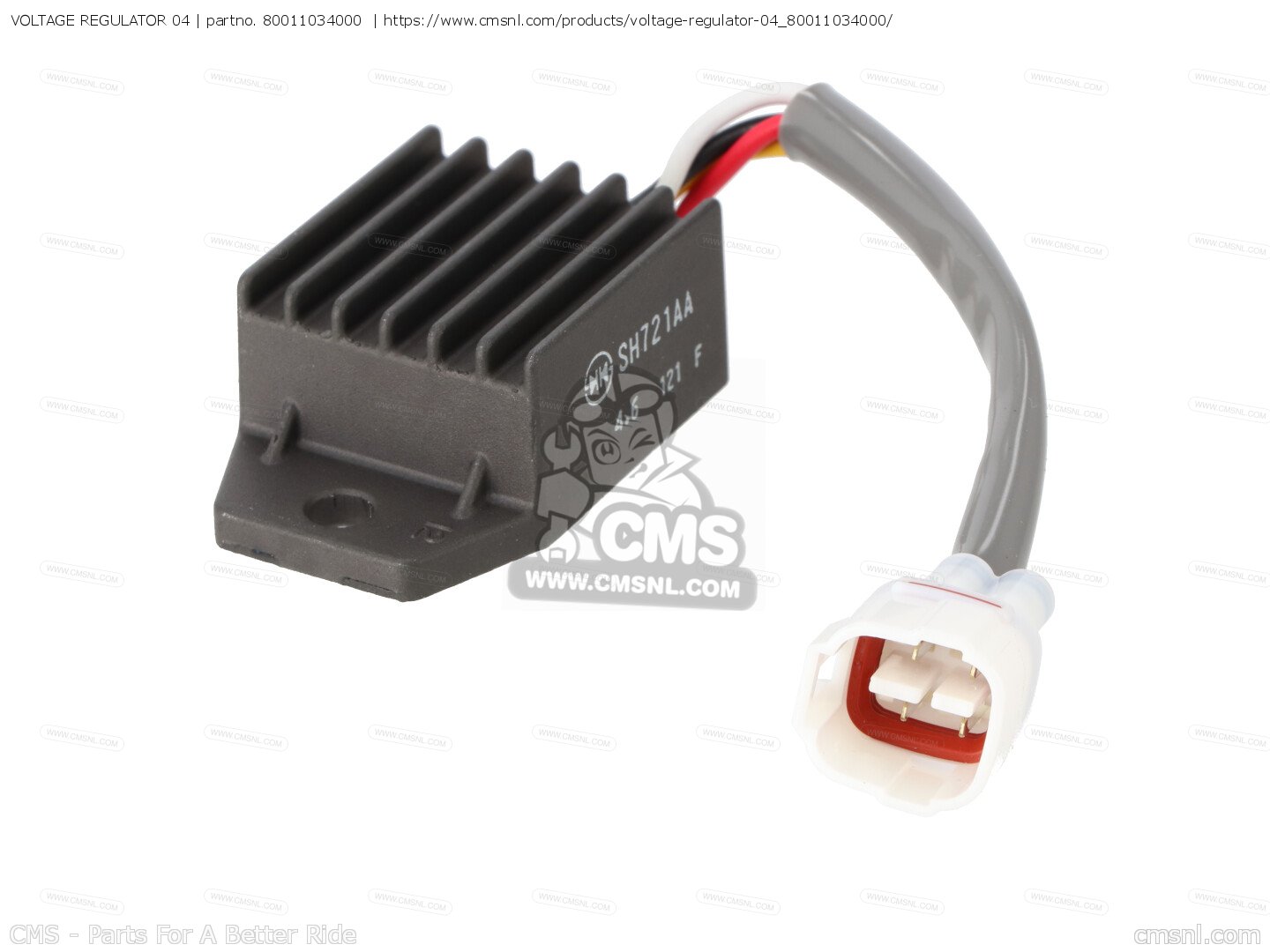 80011034000: VOLTAGE REGULATOR 04 KTM - buy the 80011034000 at CMSNL
