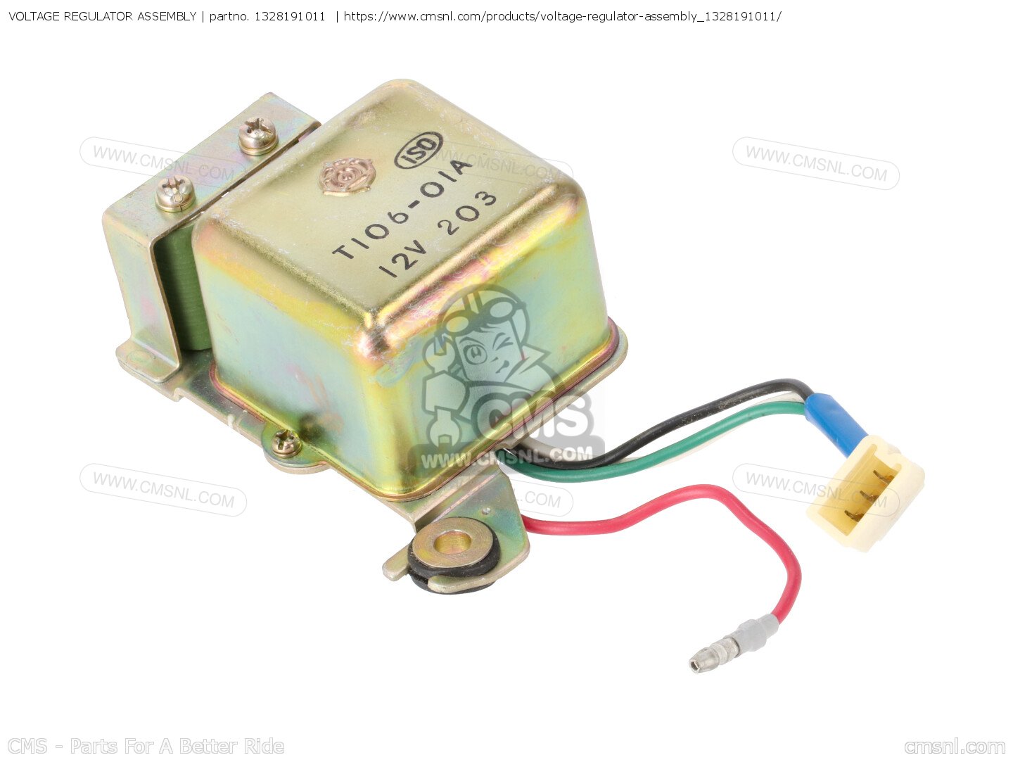 VOLTAGE REGULATOR ASSEMBLY for Yamaha - order at CMSNL