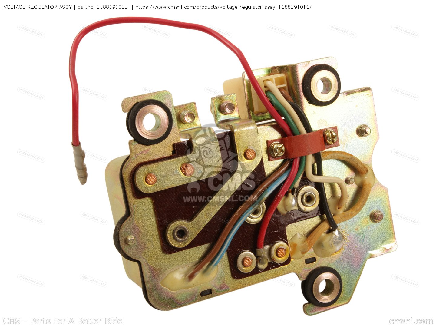 1188191011: VOLTAGE REGULATOR ASSY Yamaha - buy the 118-81910-11-00 at ...
