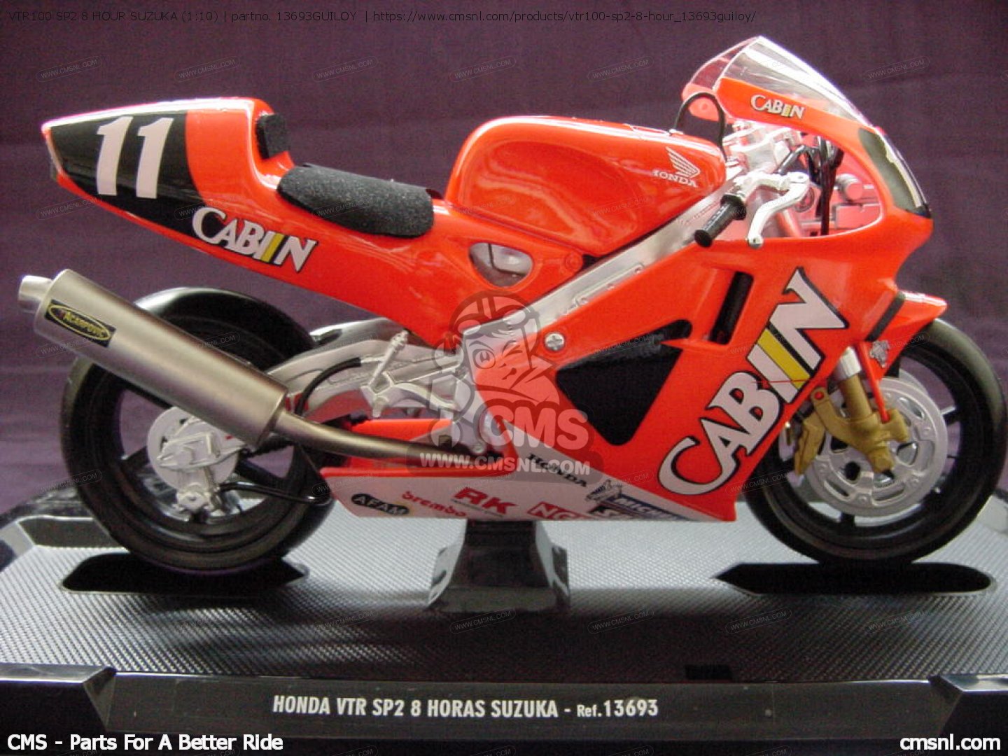 13693GUILOY: VTR100 SP2 8 HOUR SUZUKA (1:10) Honda - buy the 13693-GUI ...