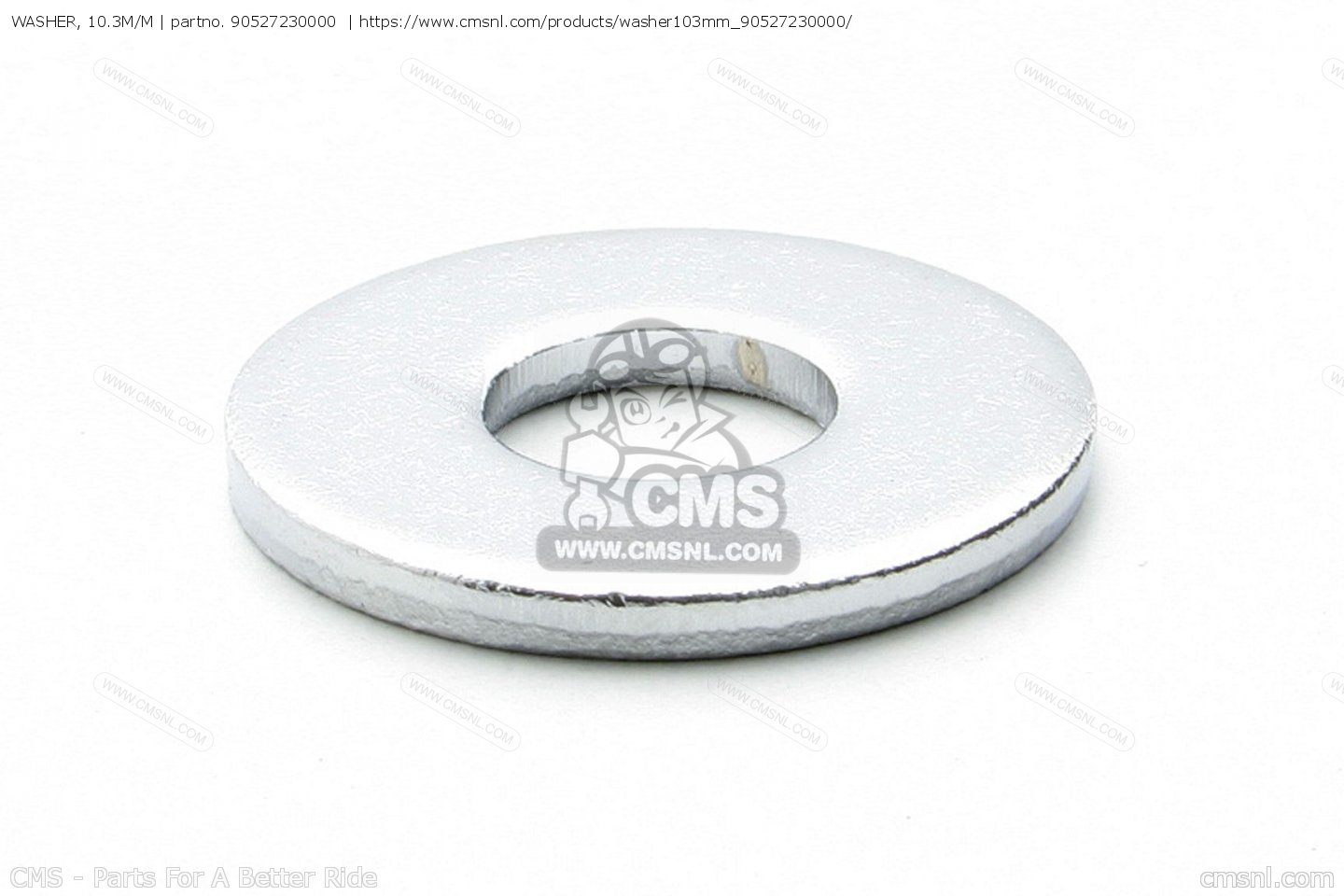 90527230000: WASHER, 10.3M/M Honda - buy the 90527-230-000 at CMSNL